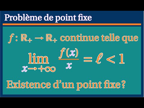 Exercice fonctions continues : problème de point fixe. - YouTube