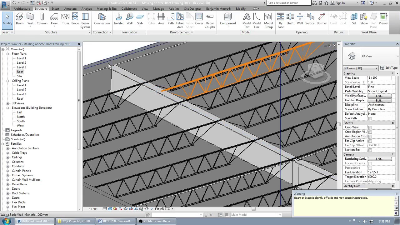 BLDG 2805 Sloping Structure - YouTube