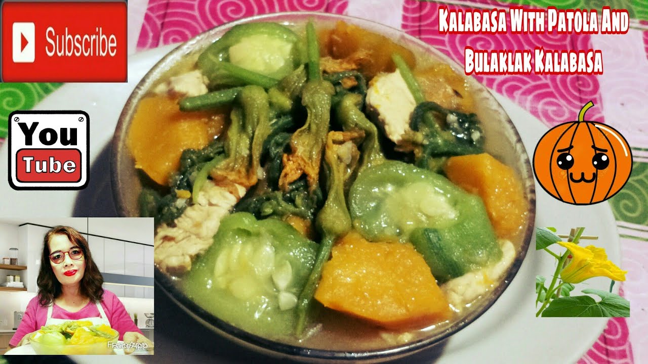 How To Cook Ginisang Kalabasa At Patola Na May Bulaklak Nang Kalabasa ...