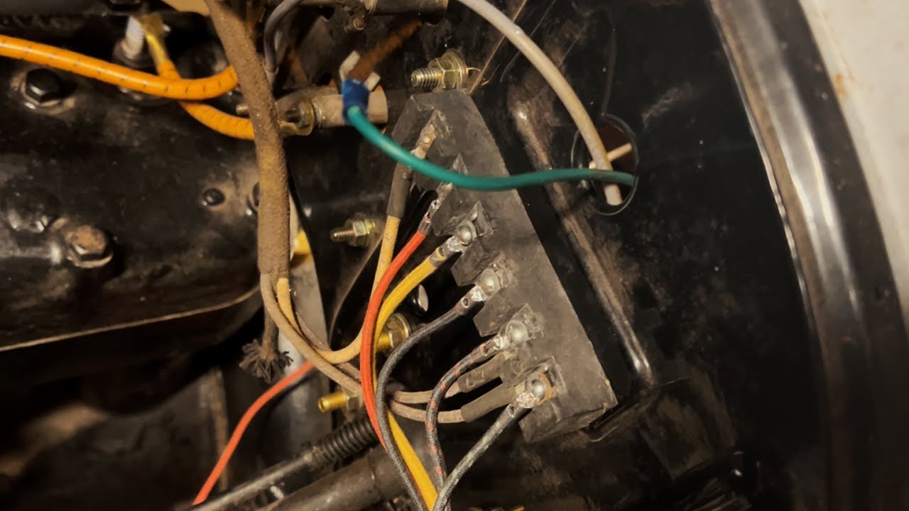 1924 Model T Touring Wiring part 1 - Updates and drivers side headlight ...