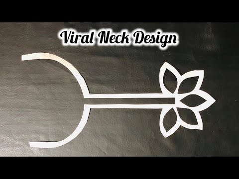 beautiful neck design cutting and drafting/step by step - YouTube