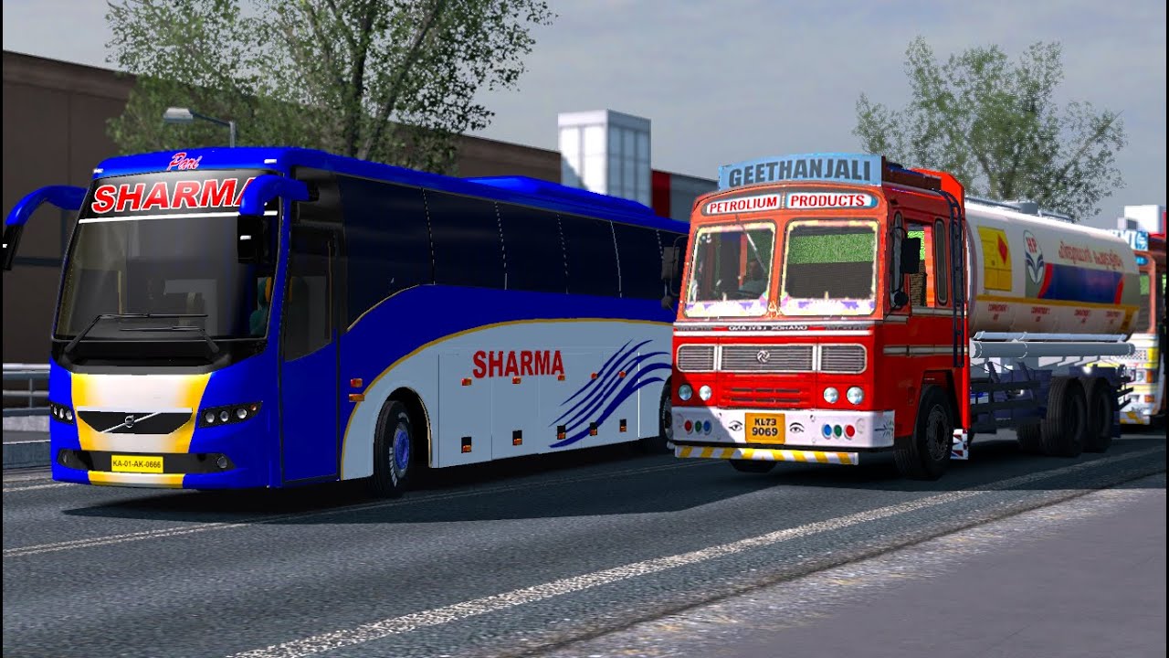Volvo bus driving realistic bus game | volvo bus simulator #volvobus # ...