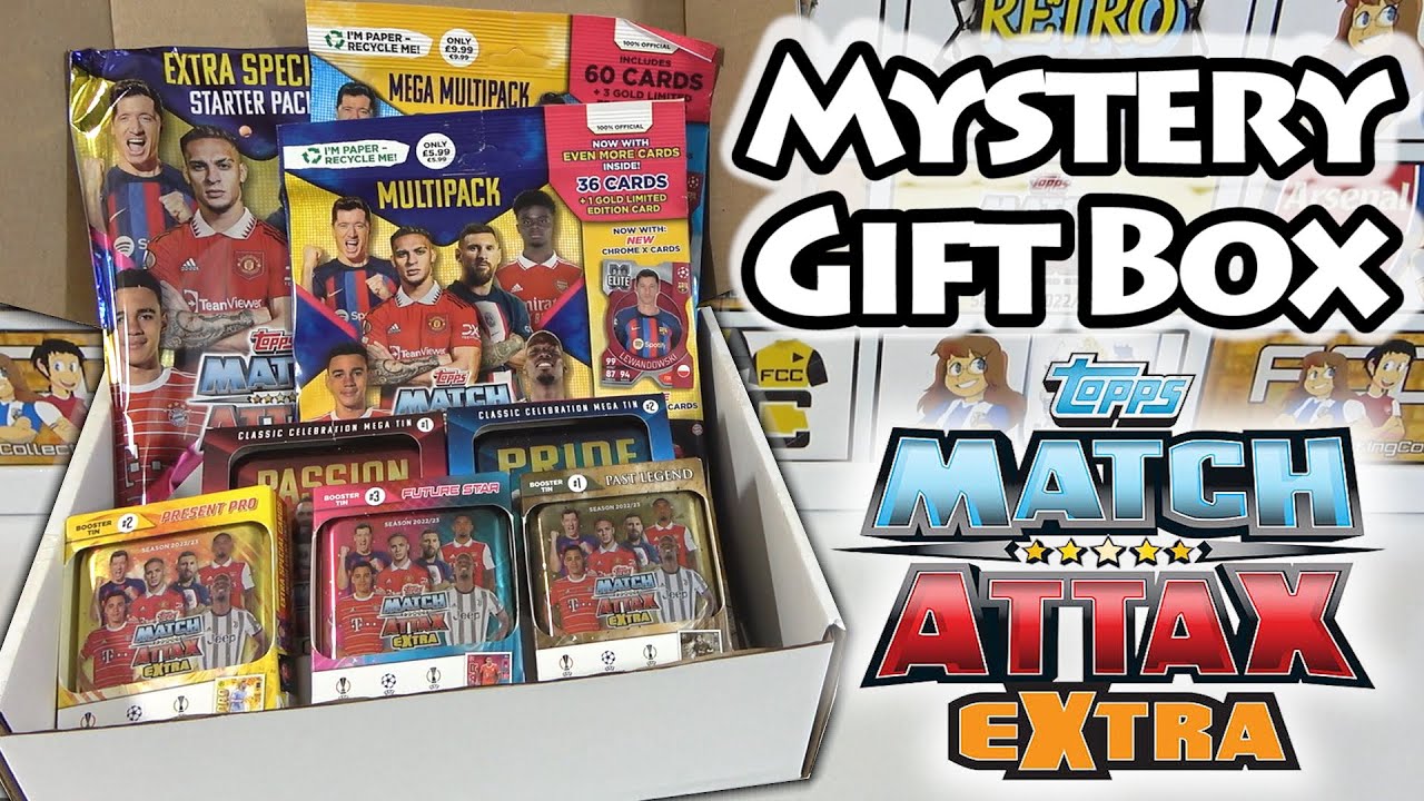 NEW 2023 MATCH ATTAX EXTRA Gift Box Opening | Epic Mystery Package From ...