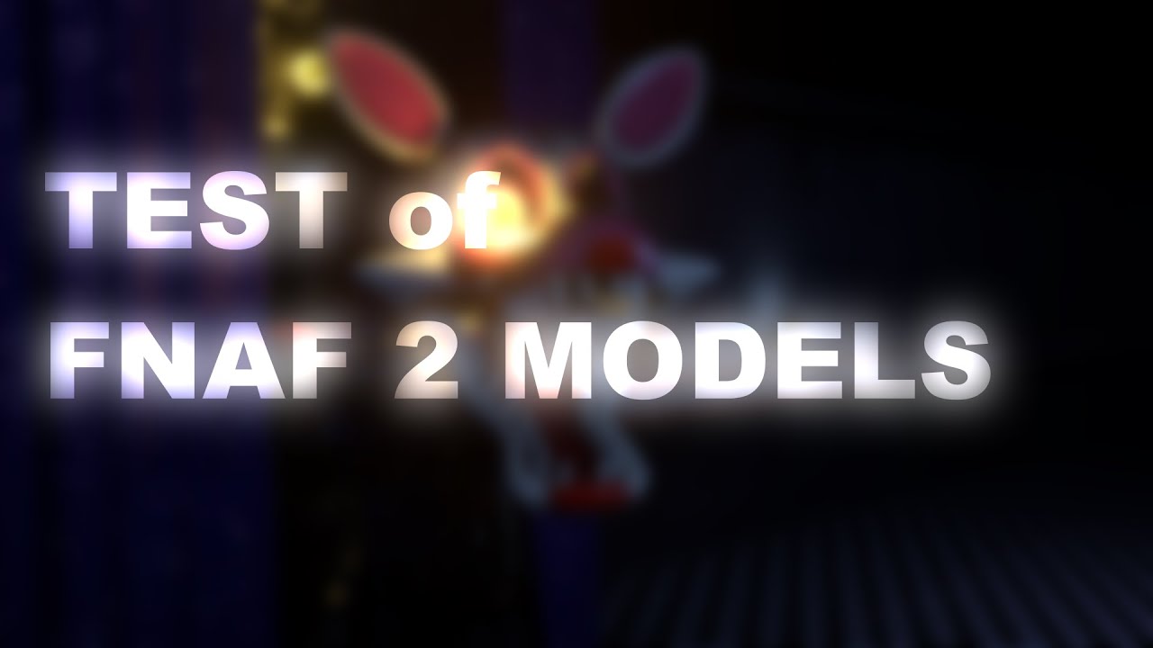 TEST OF FNAF 2 MODELS AND BLENDER 2.9 ! - YouTube
