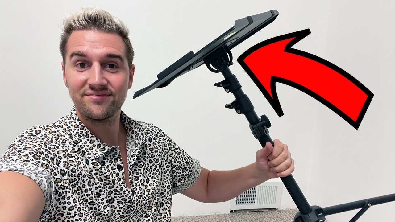 Amada Projector Stand with Wheels, Laptop Tripod Stand with Bag ...