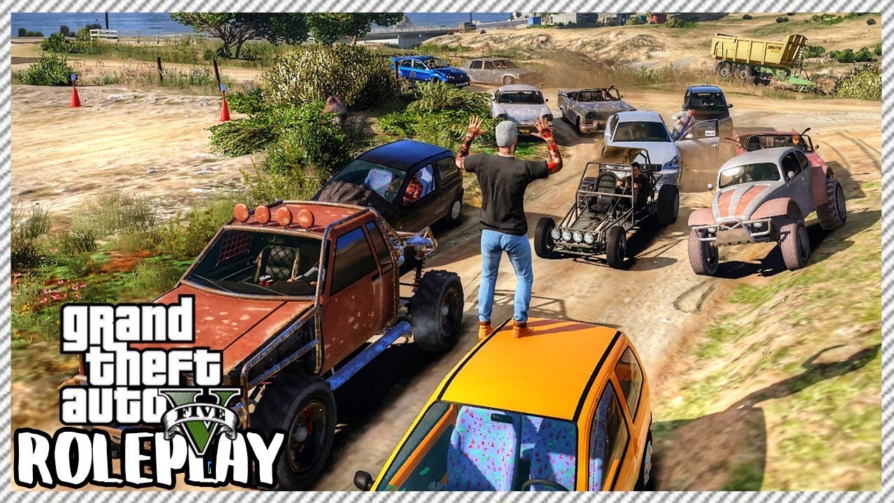 GTA 5 Roleplay - Cheap Junker Dirt Track Rally Race | RedlineRP #23 ...