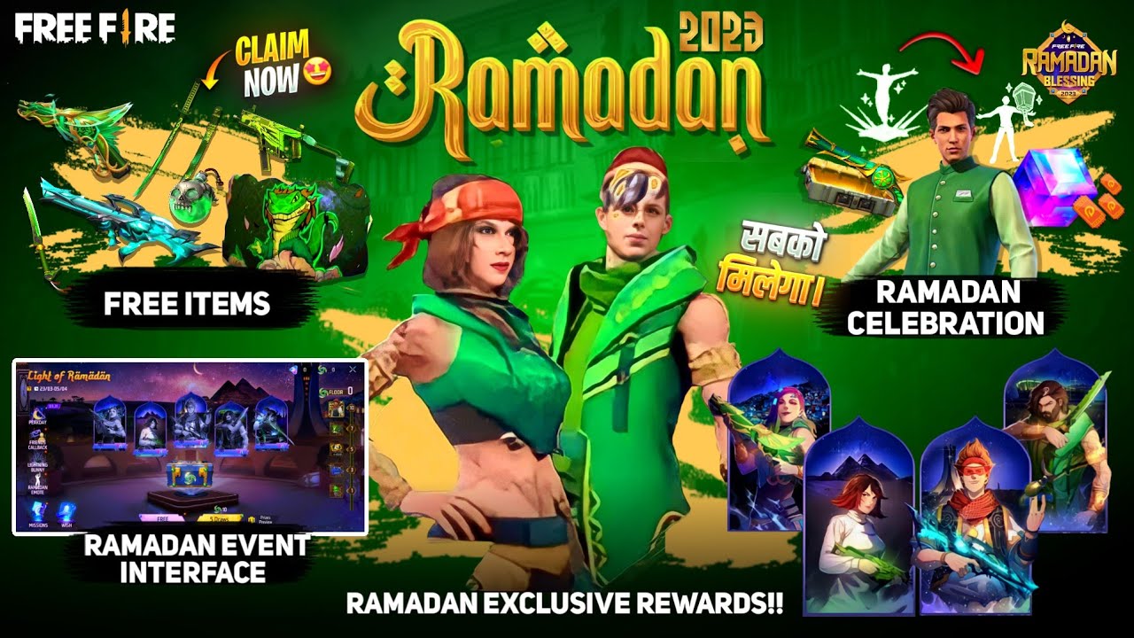 Ramadan Event 2023 Freefire | Freefire Top 5+ Upcoming Event | Ramadan ...