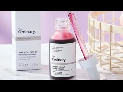 peeling The Ordinary rouge (anti taches,anti imperfections)🌺 - YouTube