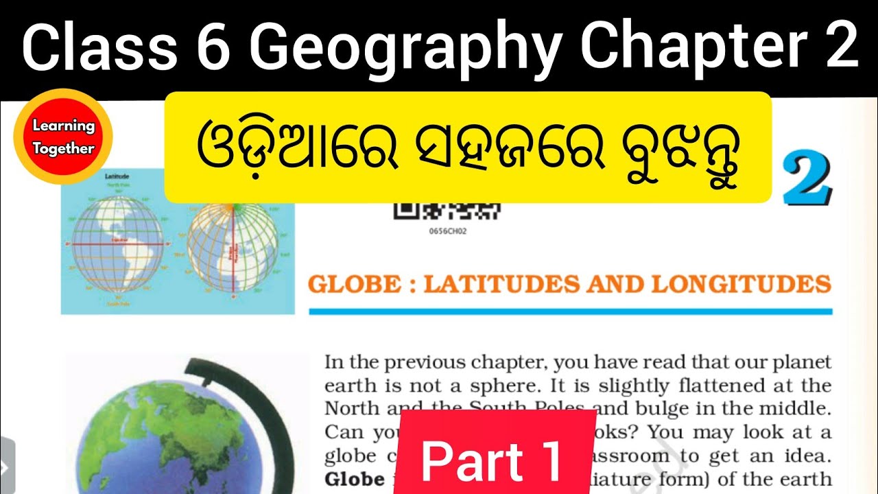 NCERT Class 6 Geography Chapter 2 Globe : Latitudes and Longitudes in ...