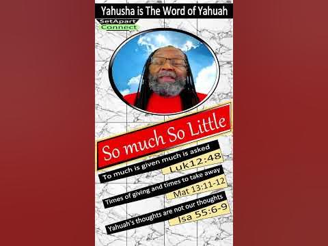 So Much So Little - YouTube