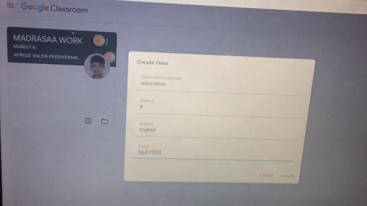 How to do a google classroom for students and teachers - YouTube