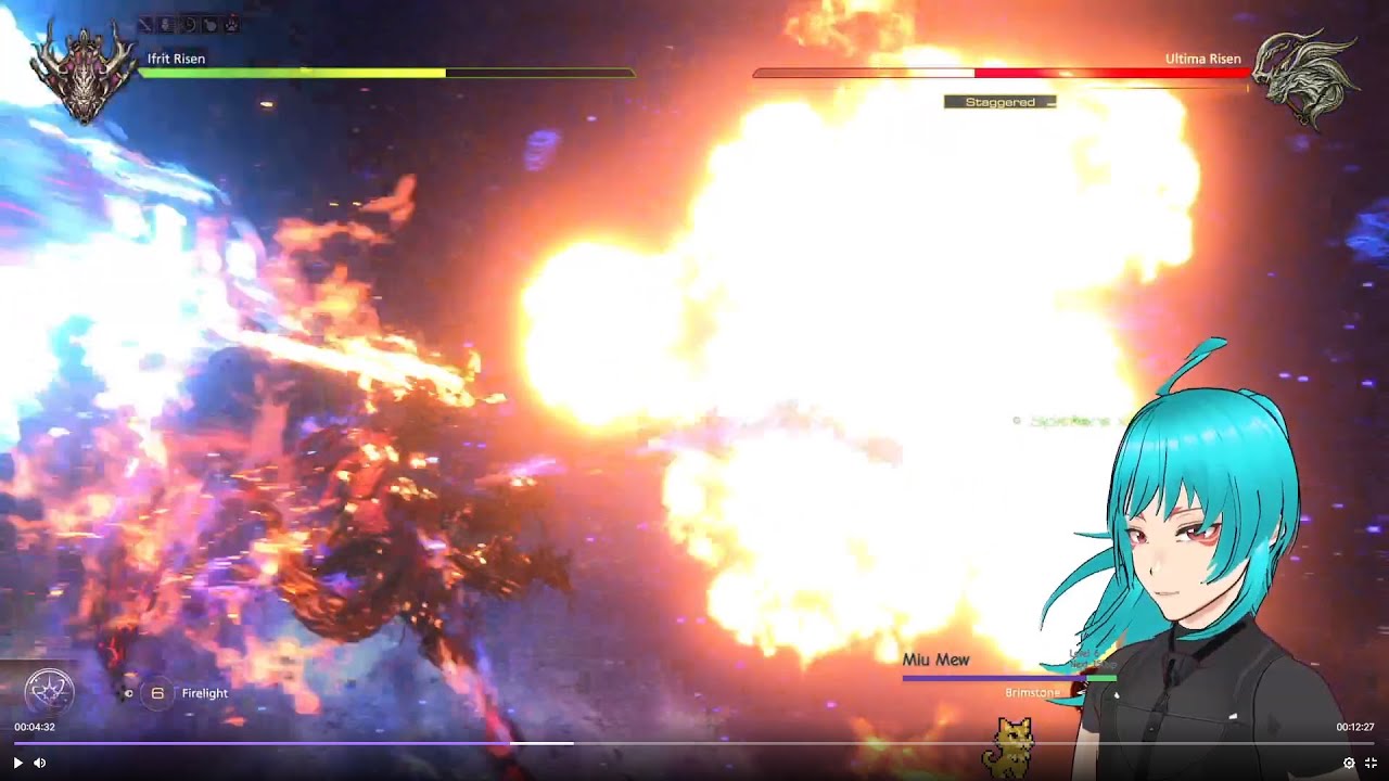 FF16 WILD FINAL BATTLE Boss Phase 2 - Ifrit VS Ultima Risen - YouTube