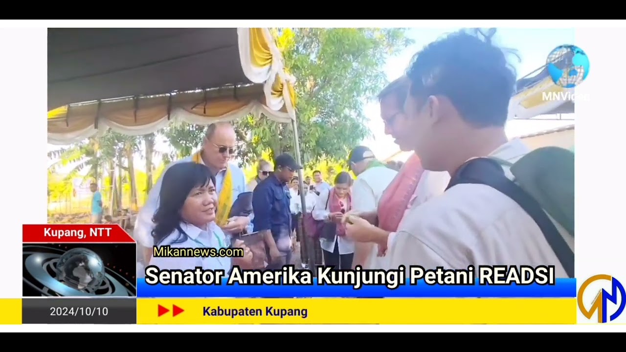 Delegasi Senator Amerika dan PBB Kunjungi Petani READSI di Kupang Barat ...
