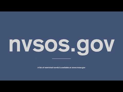 State of Nevada Official - Foreign Corporation Formation - SilverFlume ...