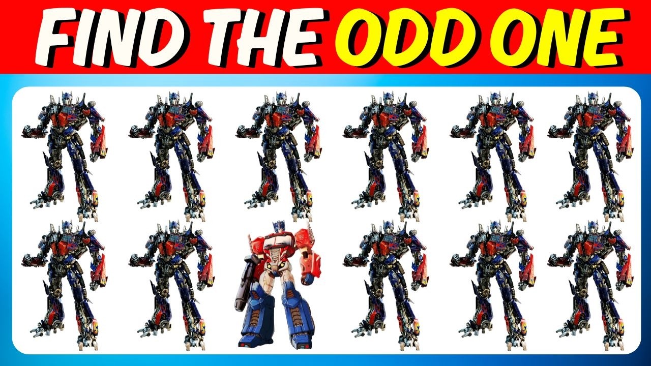 Find The Odd One Out - Transformers Edition | 95% cannot score 40/40 ...
