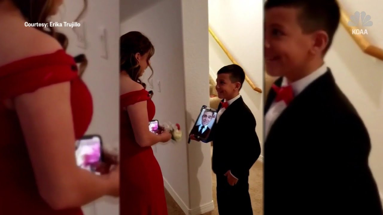 Prom Surprise: Family Stages Virtual Prom After Coronavirus ...