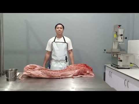 Deboning half carcass pork by Jack Navarro - YouTube
