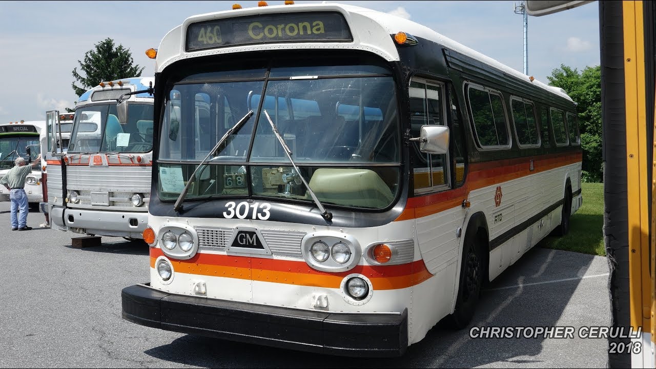 Retired Bus "1968 GM Fisbowl" New Look Bus 3013 - YouTube