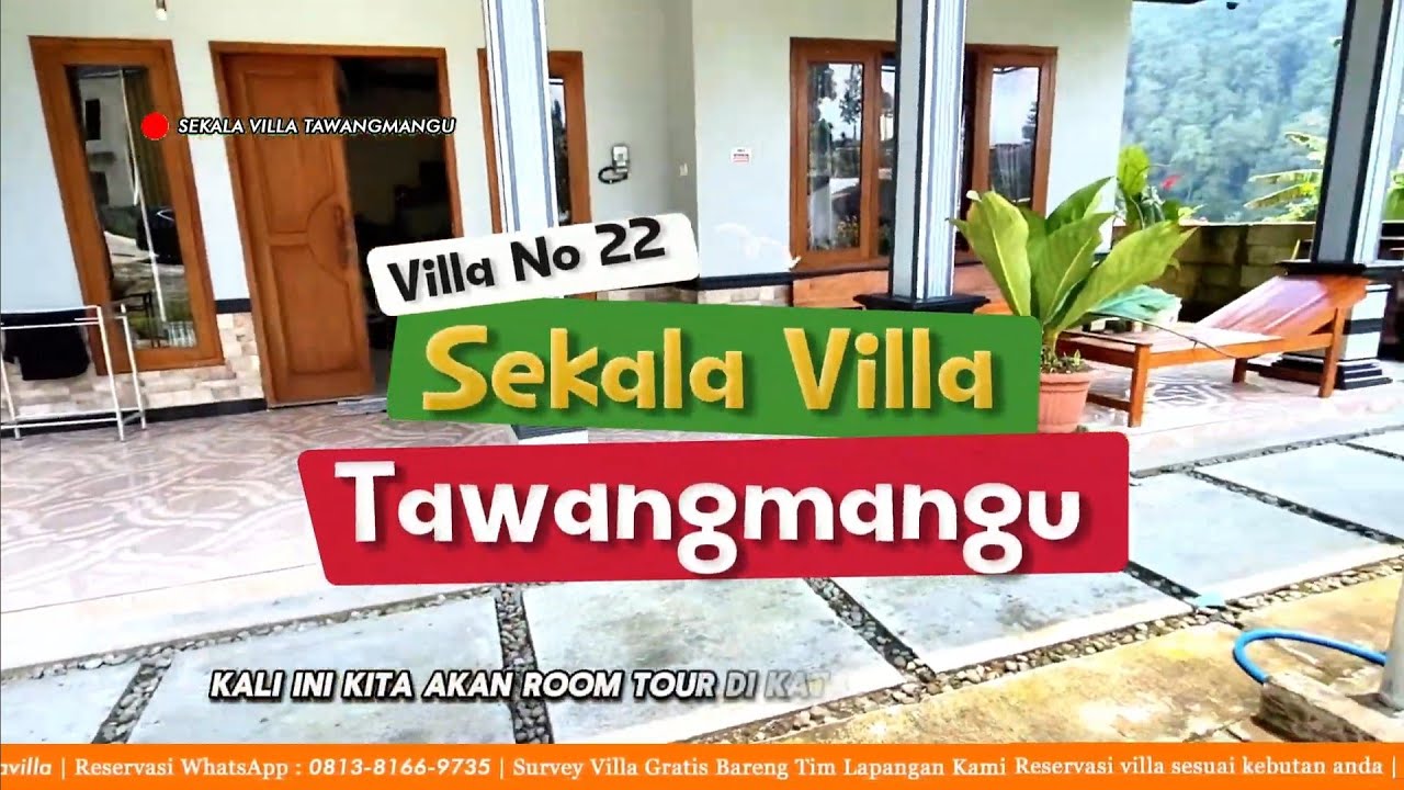 Villa Tawangmangu | Room Tour Villa No 22 - YouTube