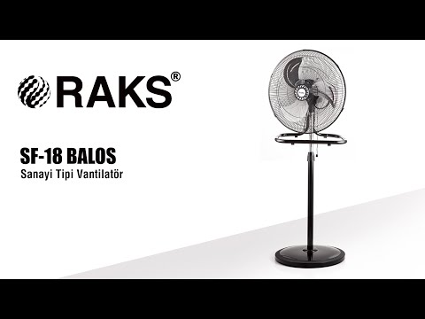 RAKS SF18BALOS Sanayi Tipi Vantilatör 90W Kurulum Montajı