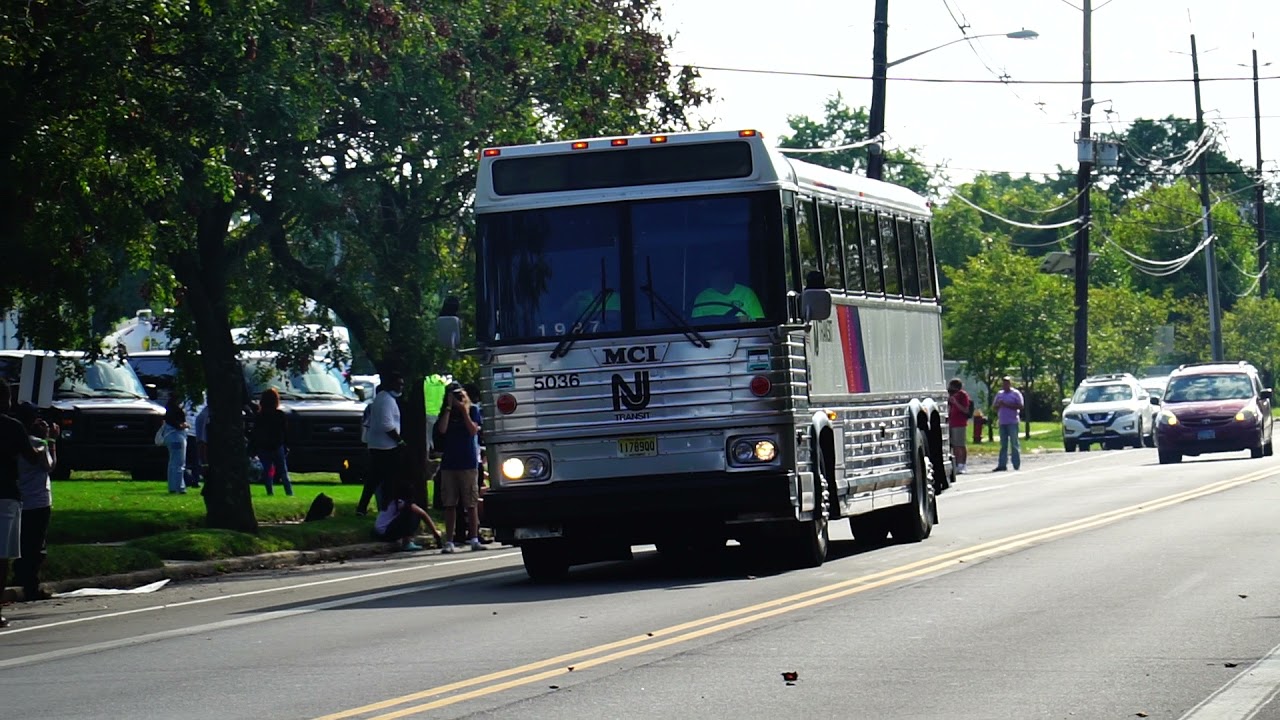 NJ Transit MCI MC-9B 5036 in Trenton, NJ - YouTube
