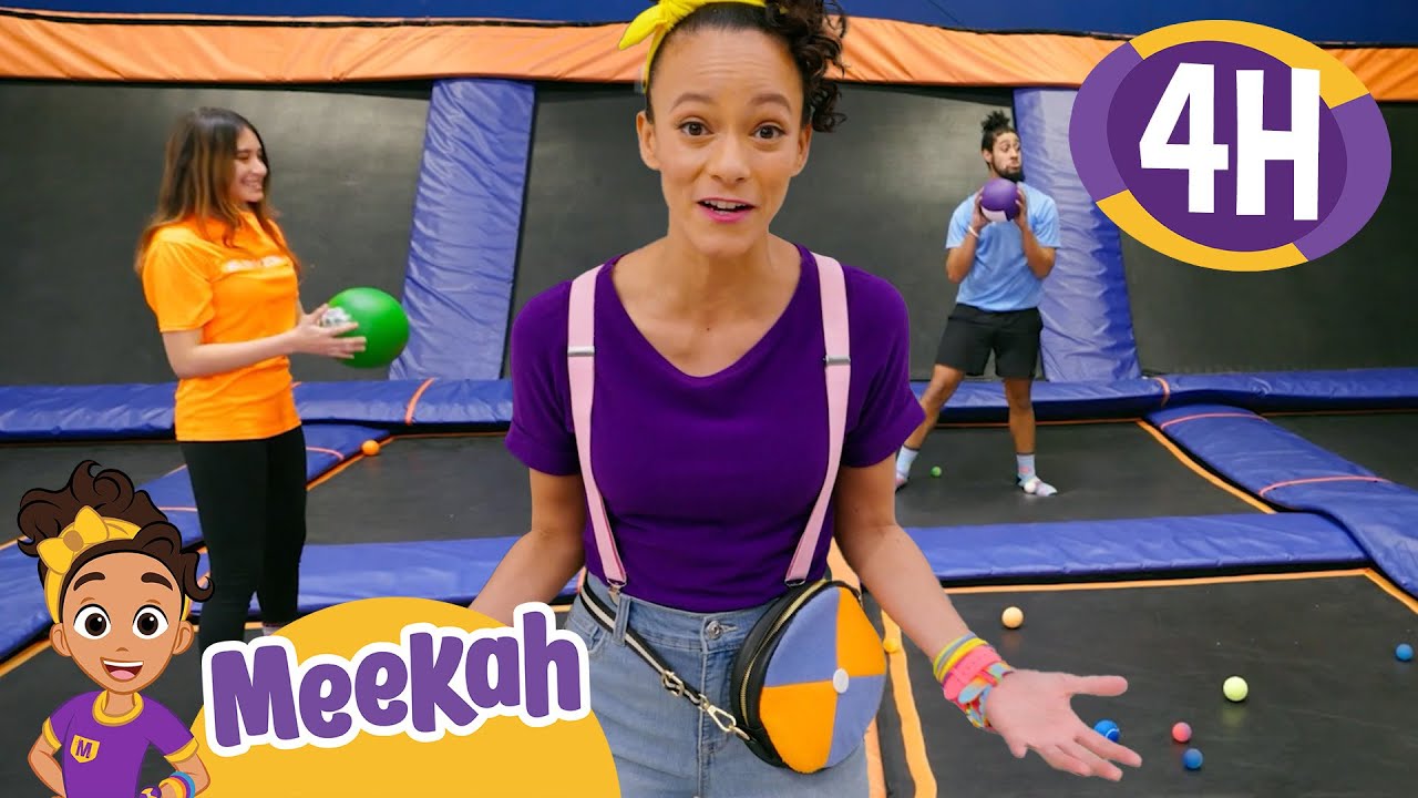 Meekah’s Trampoline Science: How Does Bouncing Work? | 4 HR OF MEEKAH ...