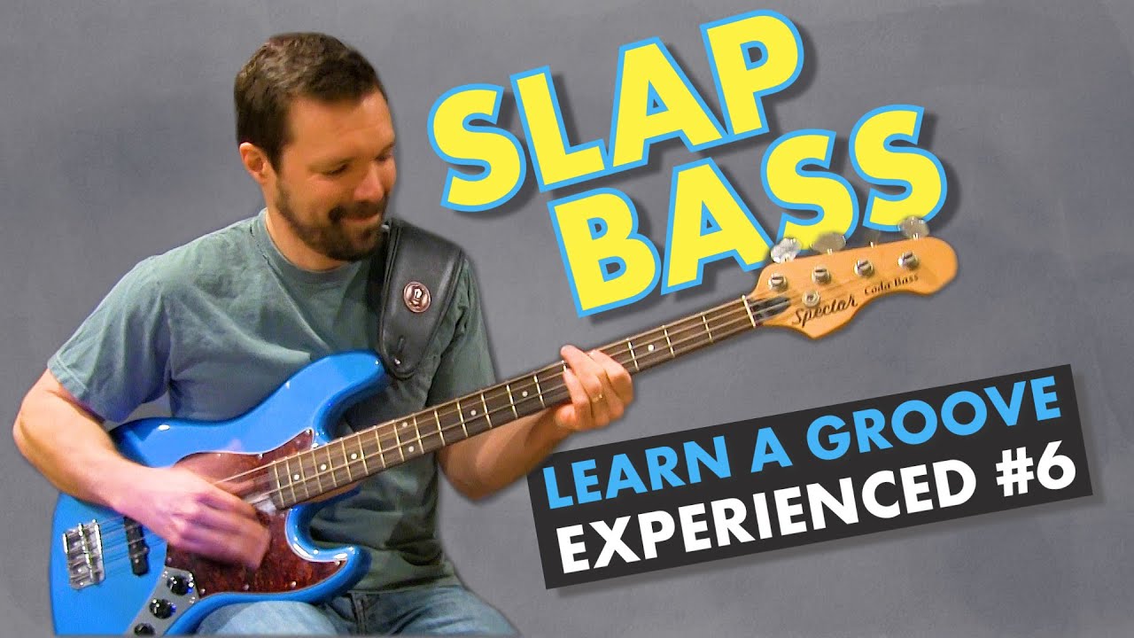 SLAP BASS LESSON: Experienced Groove #6 (with TAB) - YouTube