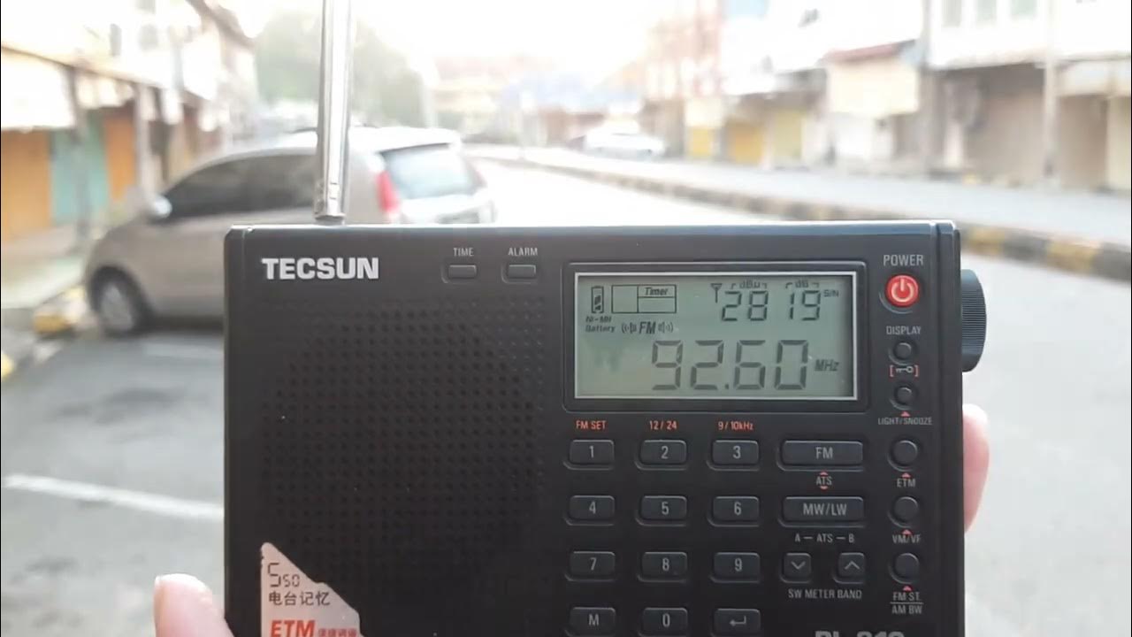 RTM Negeri FM 92.6MHz Gunung Telapak Buruk & 107.7MHz Gunung Ledang received in Kuala Krau ...