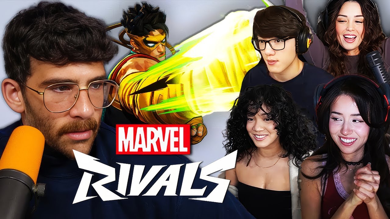 Trying Marvel Rivals with a STACKED Lobby ft. Pokimane, Cinna ...