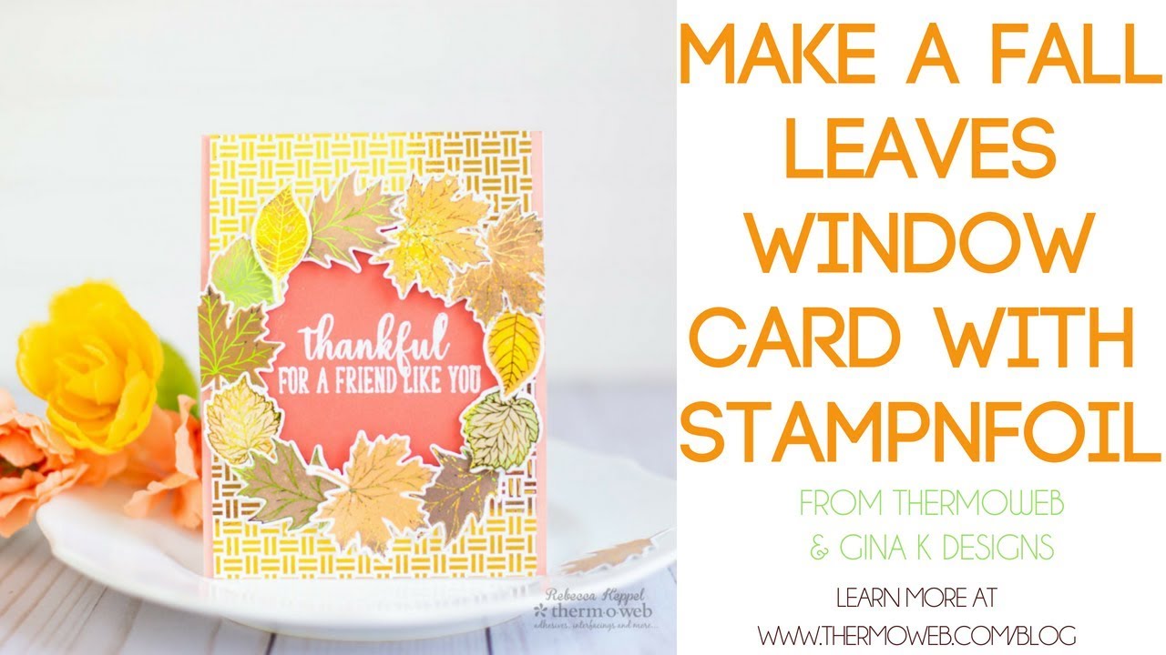 Brand NEW Gina K Designs Autumn StampnFoil Release - YouTube