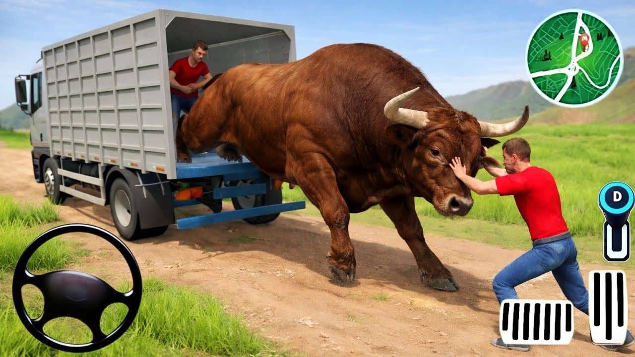 Farm Animal Truck Transport Simulator 3D - Animal Transport Truck ...