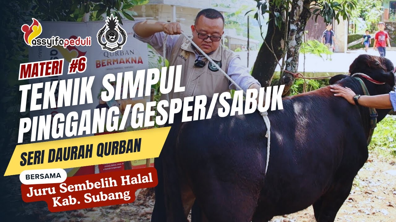 TEKNIK SIMPUL GESPER - DAURAH QURBAN - MATERI #6 - YouTube