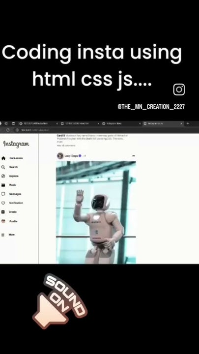 Insta Home Clone Using Html Css Js Music Howtomakewebsiteusinghtmlandcss Cssdiner