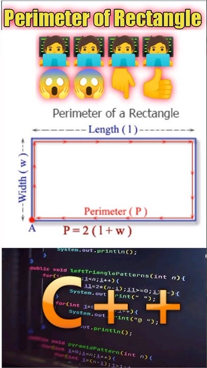 C++ Program to Calculate Perimeter of the Rectangle |C++ Programming 🧑‍💻 #shorts #viral # ...