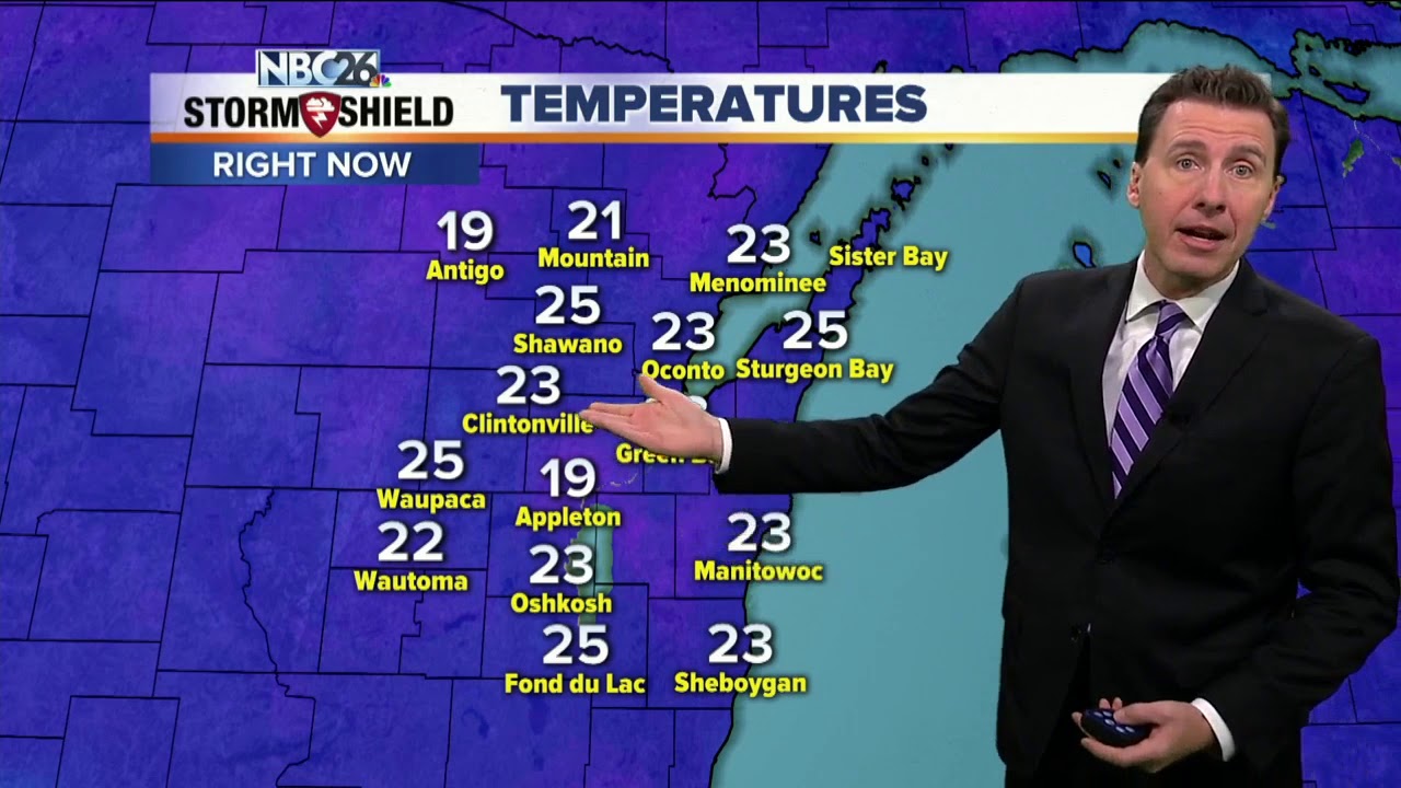 Michael Fish's NBC26 weather forecast - YouTube
