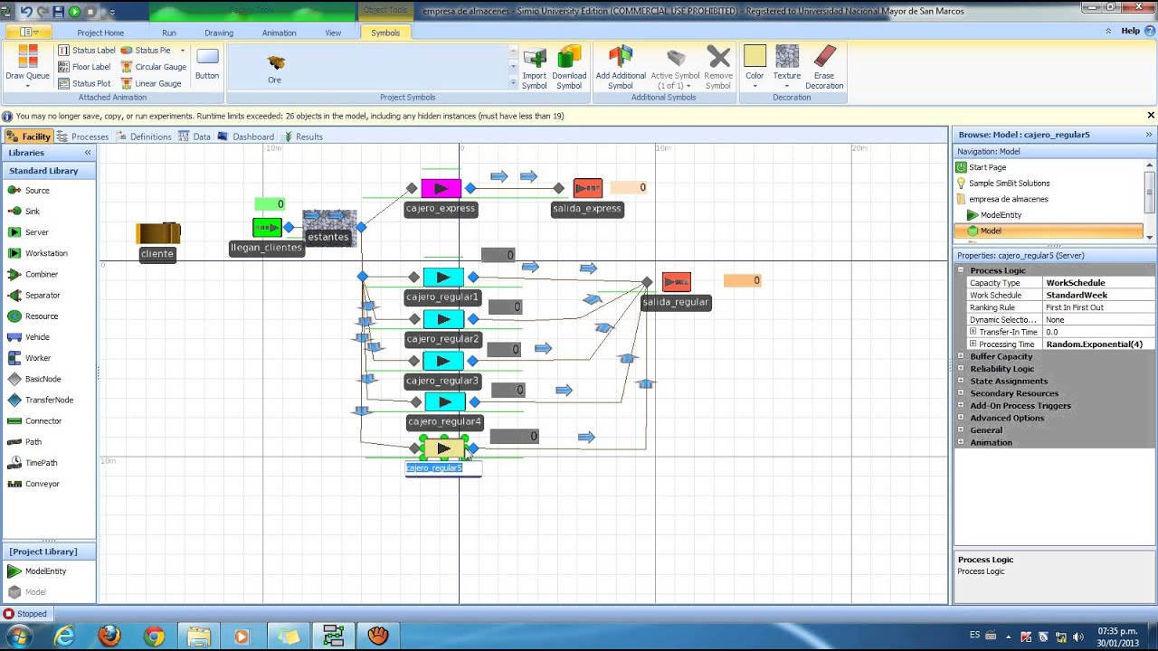 5° APUNTES DE CLASE DE SIMULACIÓN CON SIMIO - YouTube