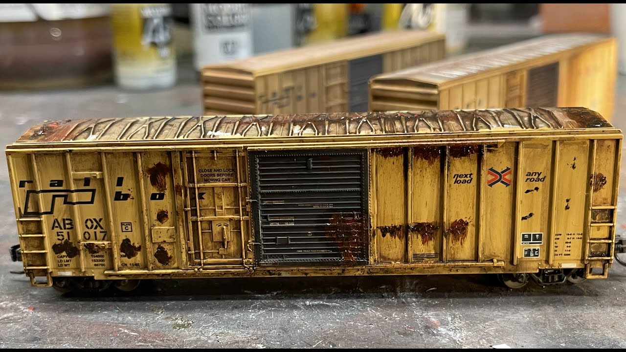 Weathering Techniques in N scale Part 2 - YouTube