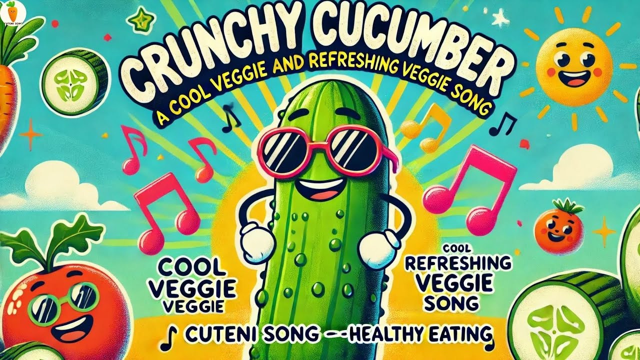 Crunchy Cucumber - A Cool Veggie and Refreshing Veggie Song | Cuteni ...