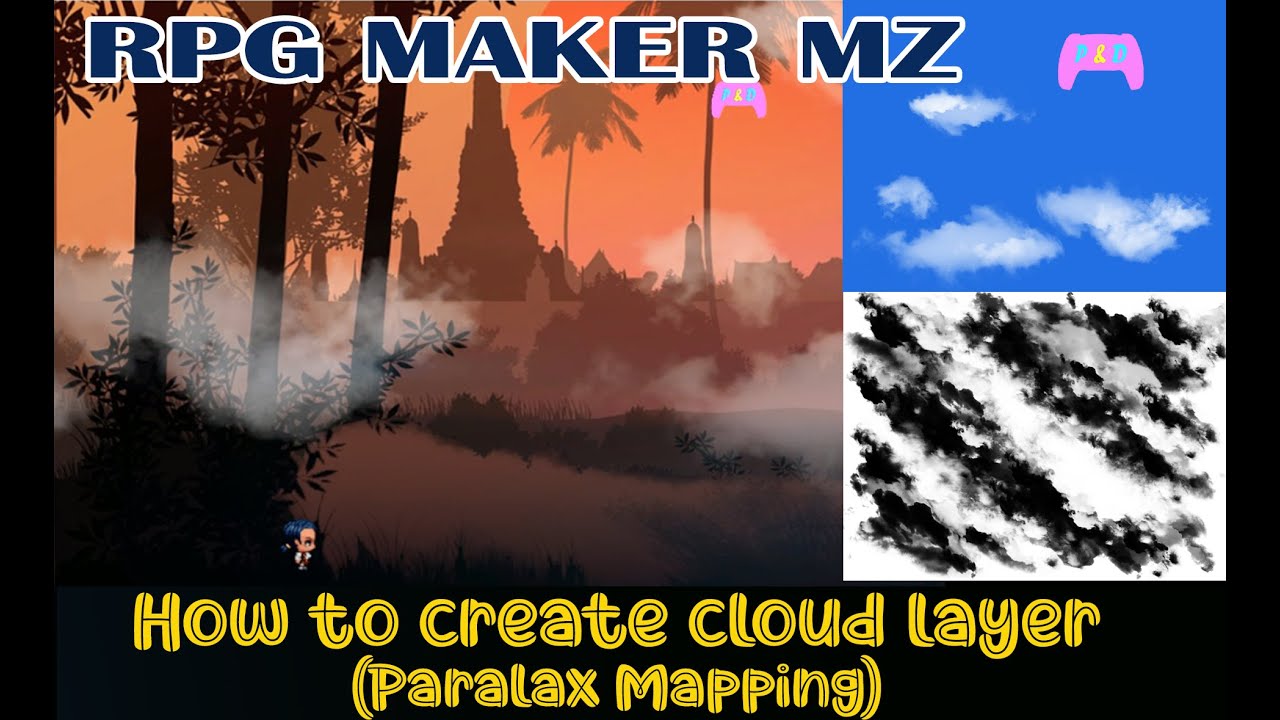 How To Create Cloud Layer For Parallax Mapping Rpg Maker Mz Youtube