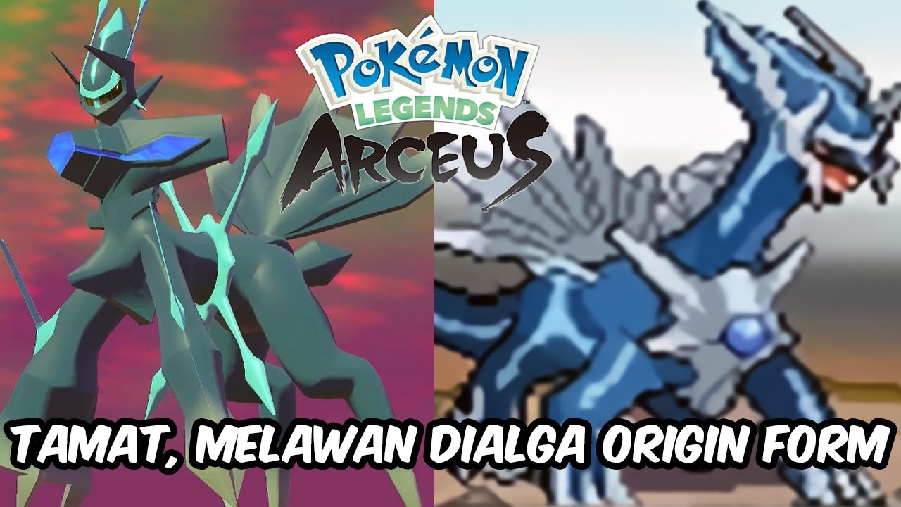 TAMAT Ini Dia Origin Form Legendary DIALGA! Pokemon Legends Arceus ...