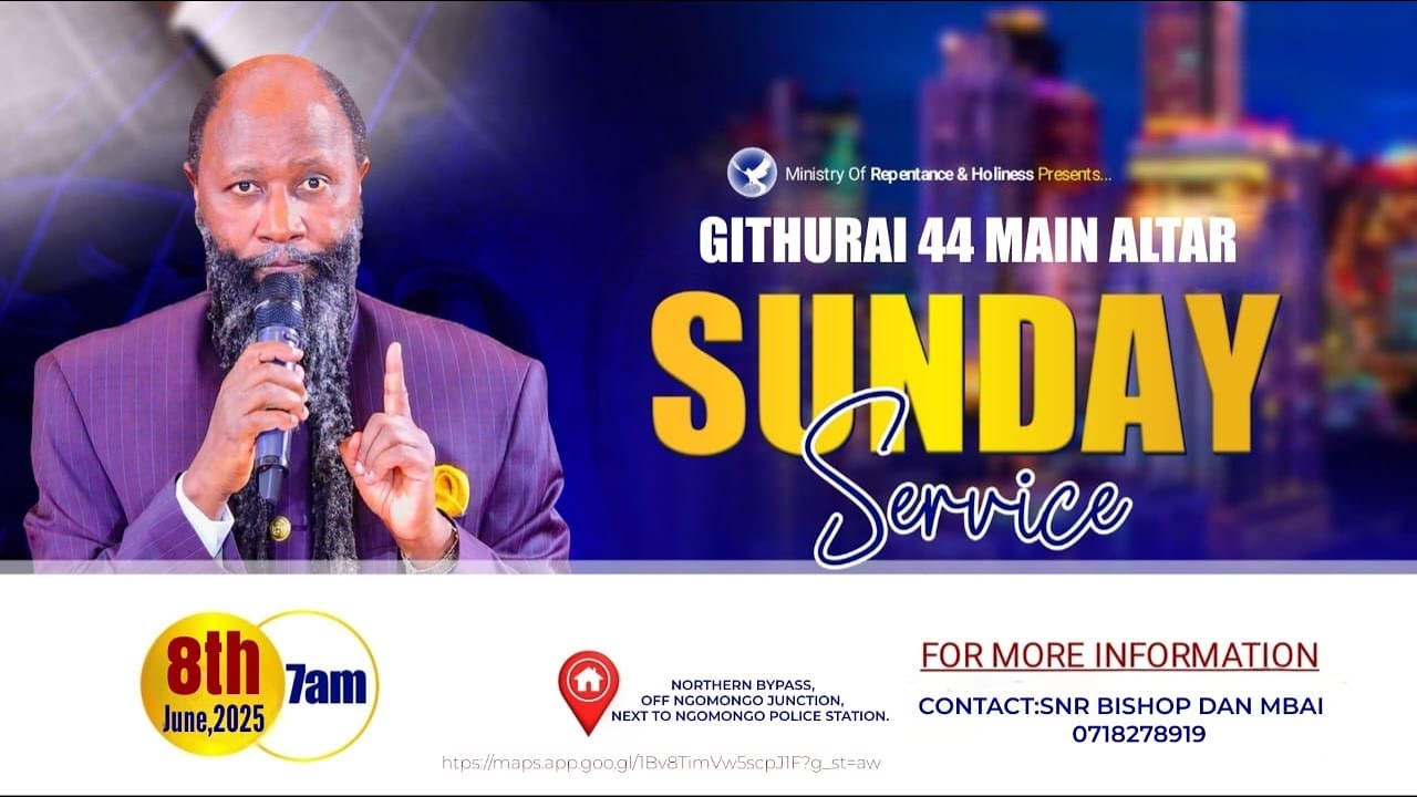 GITHURAI 44 MAIN ALTAR | SUNDAY SERVICE | 8th June, 2025 | | LIVE - YouTube