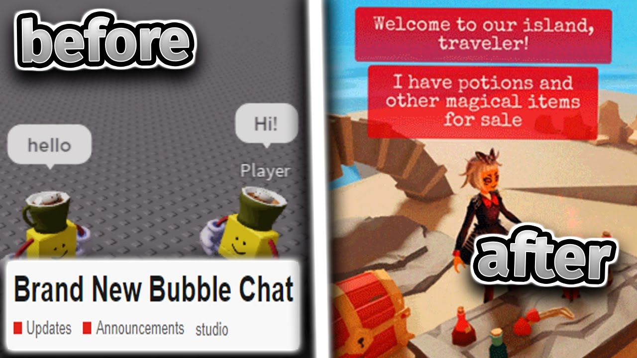Roblox changed the chat bubble... - YouTube