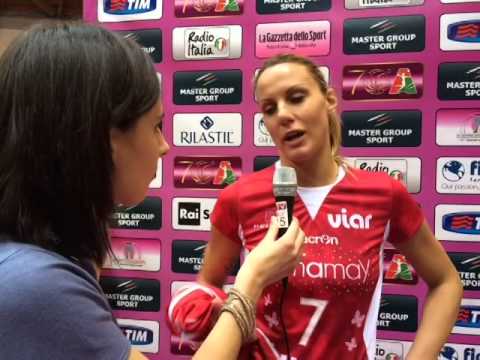 Francesca Marcon dopo il ko in Supercoppa Italiana - YouTube