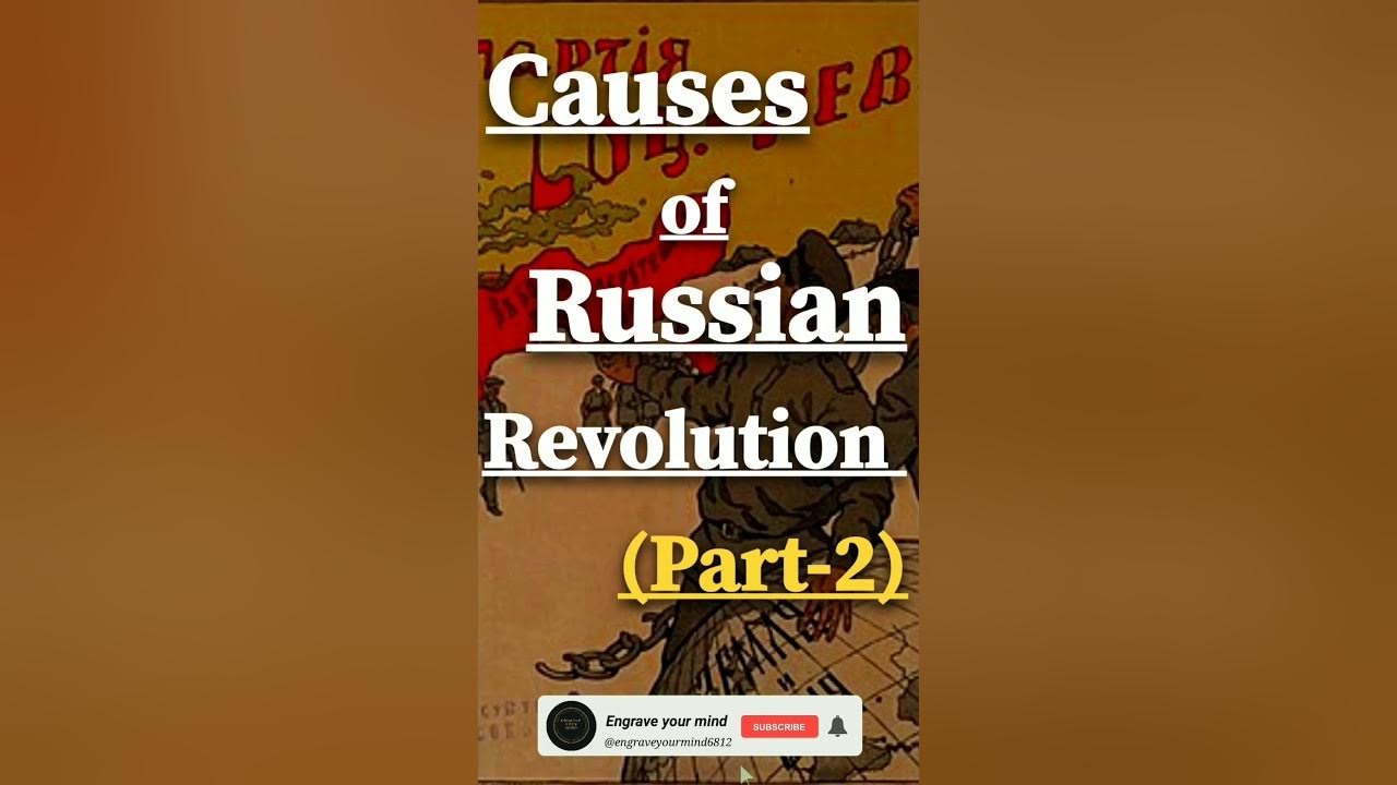 Causes of Russian Revolution (part-2) | #russianrevolution #class9th # ...