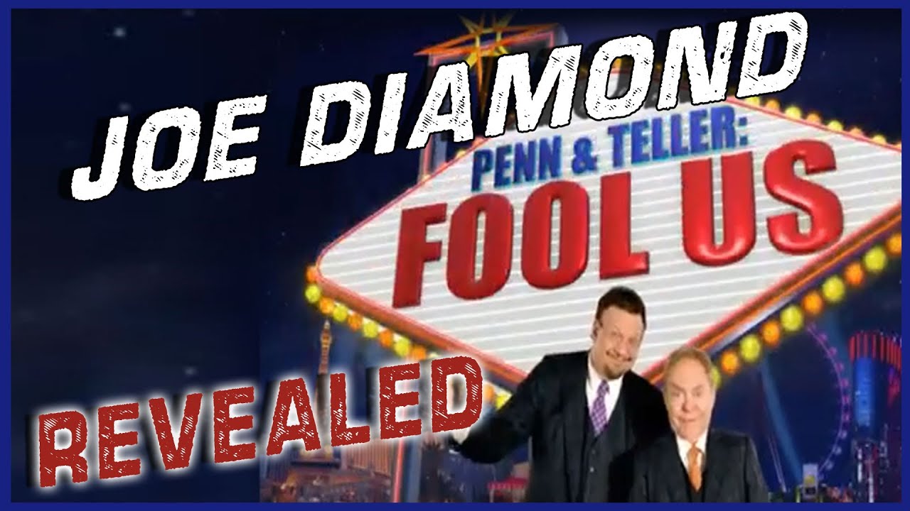 EXPOSED Penn 7 Teller Fool Us - Joe Diamond Card Trick - YouTube