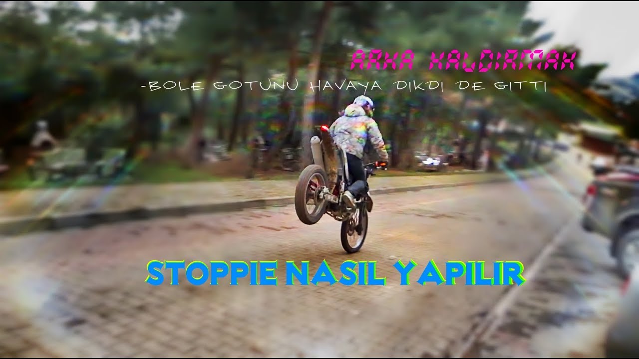 STOPPIE Nasıl Yapılır? /How To Stoppie(motocycle) Arka kaldırmak - YouTube