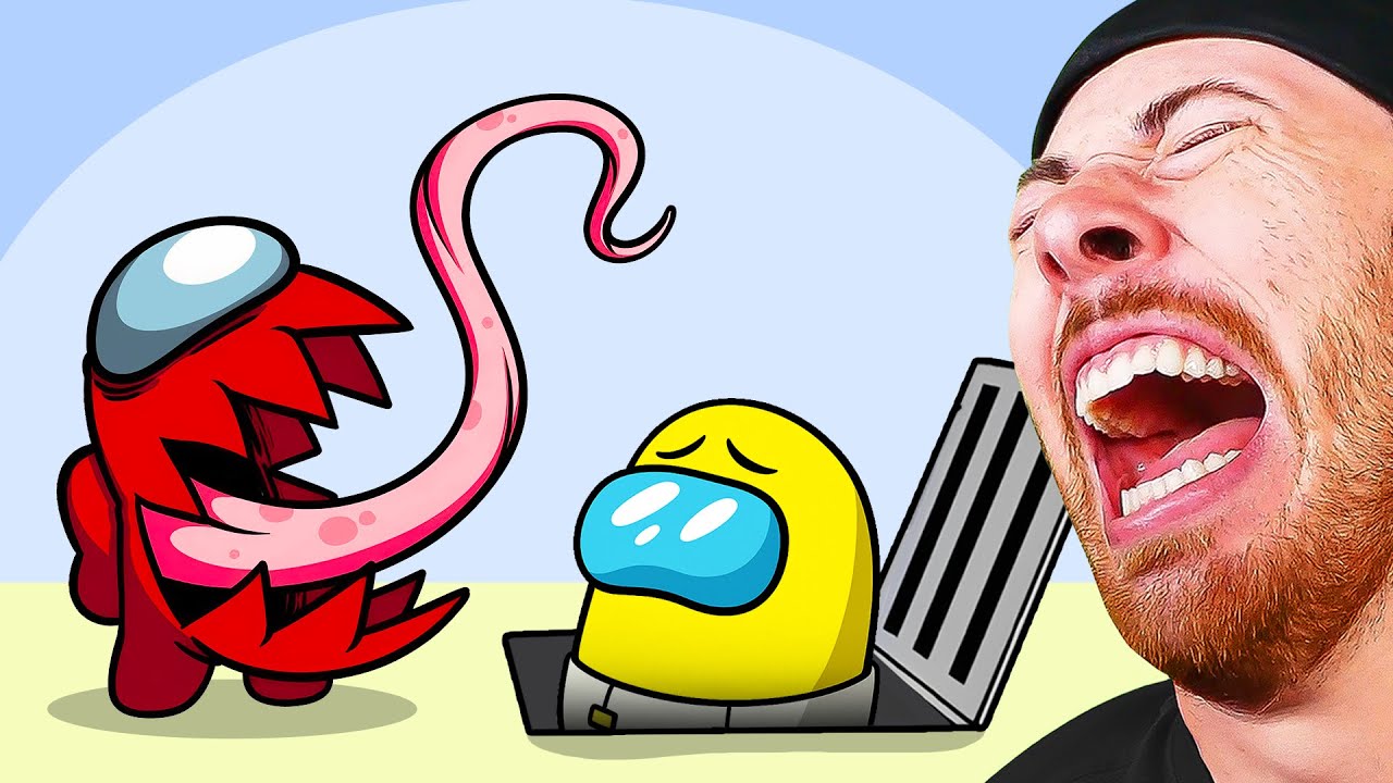 FUNNY ANIMATIONS That will Make you LAUGH (Among Us) - YouTube