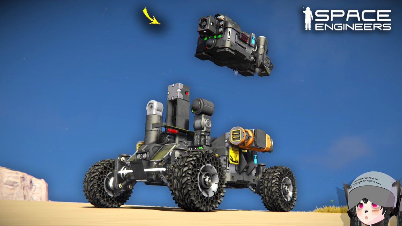 This Remote Exploration Rover is an Amazing Weapon, Space Engineers ...