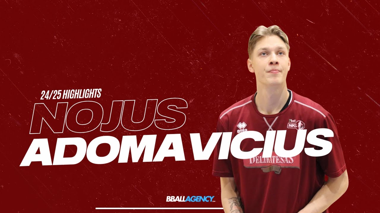 Nojus Adomavicius Highlights 2024/25 - YouTube