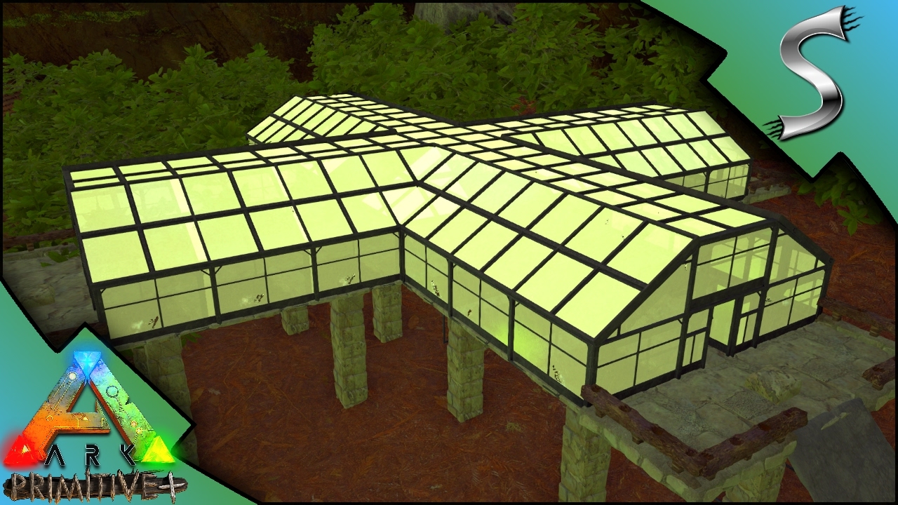 THE GREENHOUSE! BECOMING FARMER SYNTAC! - Ark: Primitive Plus [Gameplay ...